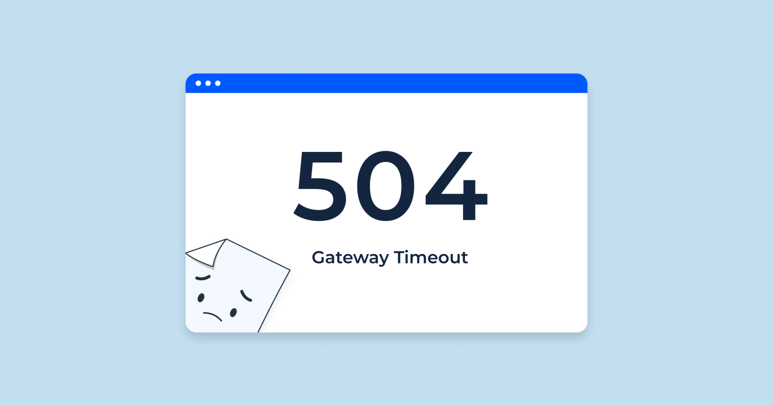Ошибка 504 Gateway Timeout: что происходит и как с этим работать - UFO ...
